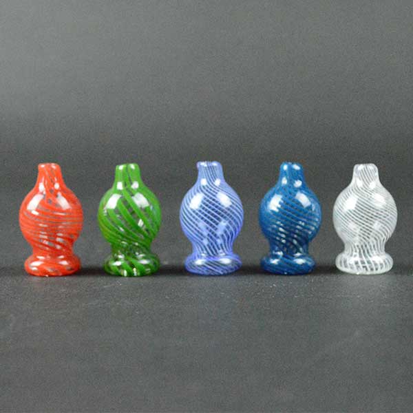 Glass Spiral Carb Cap - Yo Dabba Dabba